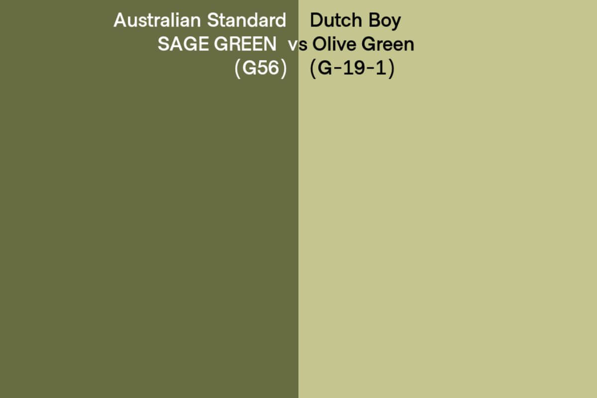 Olive Green Vs Sage Green Exploring The Subtle Differences In Two