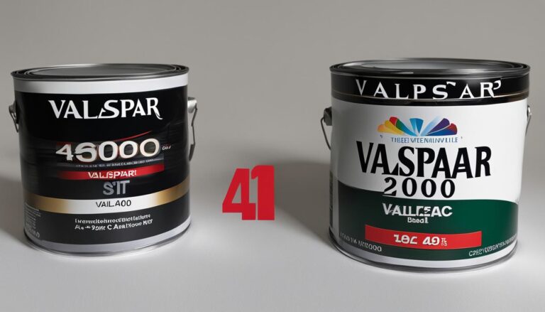 Valspar 2000 vs 4000: Paint Comparison Guide