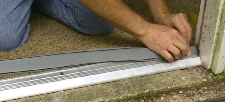 How to Fill Gap Under Exterior Door Threshold