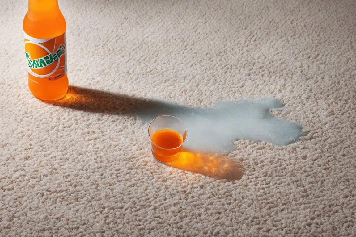 Orange Soda Spill? Clean Your Carpet Easily!