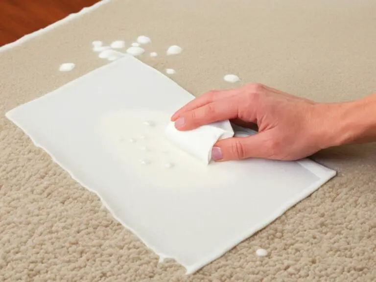 Remove Dry Milk Stains from Carpet Effectively