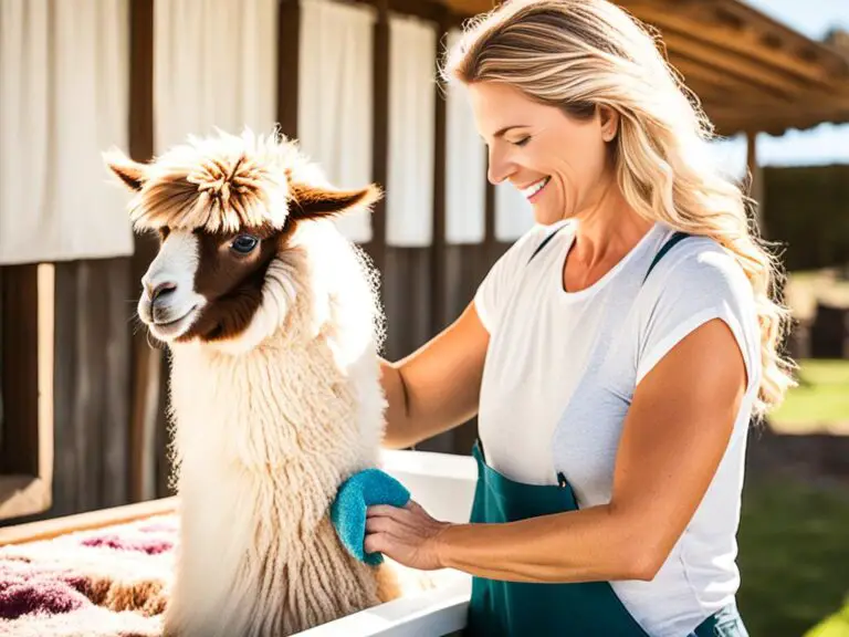 how to clean alpaca rug