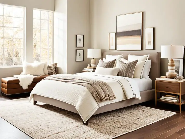 how to layer rugs in bedroom