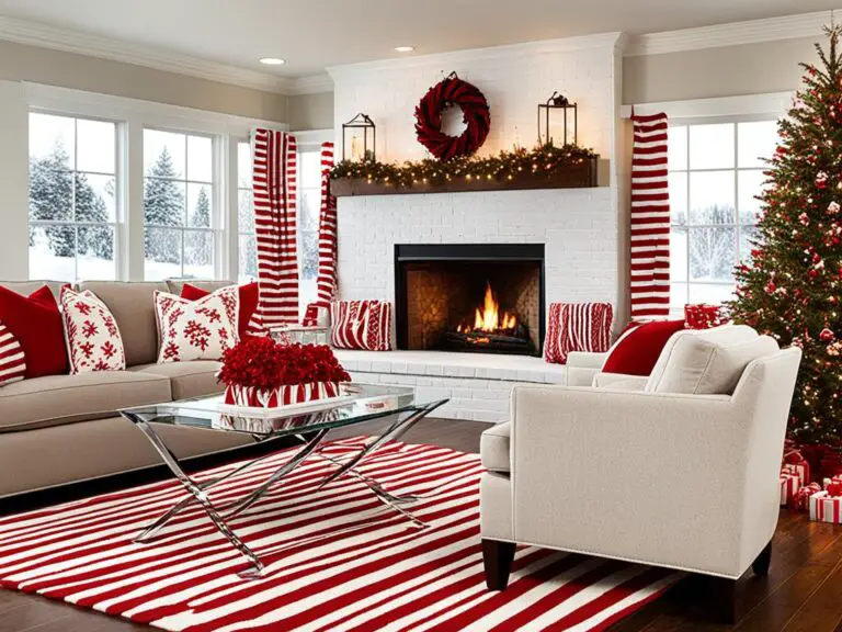 Candy Cane Rug: Festive Decor for Your Home