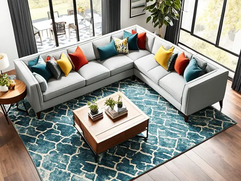 Perfect Rug Sizes for L-Shaped Sectionals