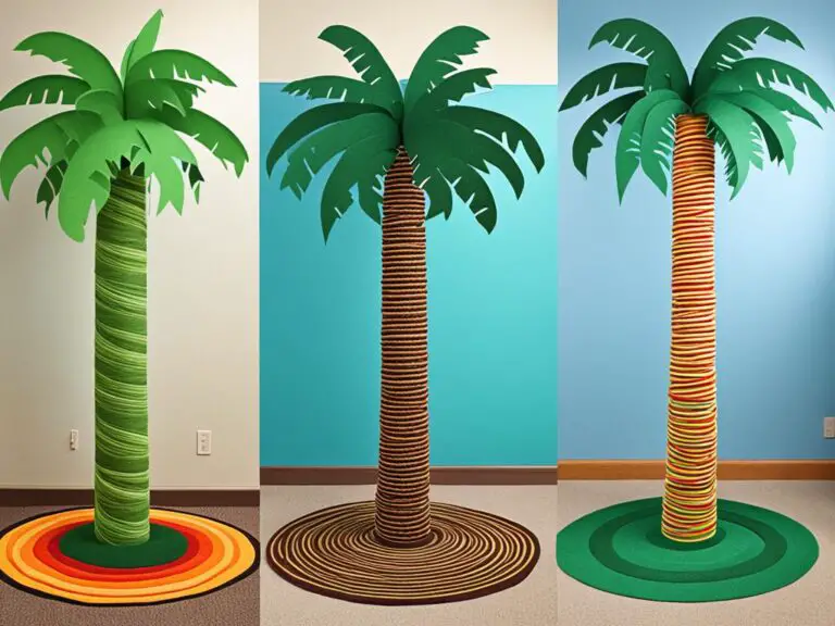 How To Make A Palm Tree Out Of Carpet Rolls